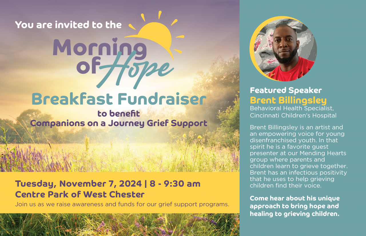 Morning of Hope Breakfast Fundraiser - Companions on a Journey